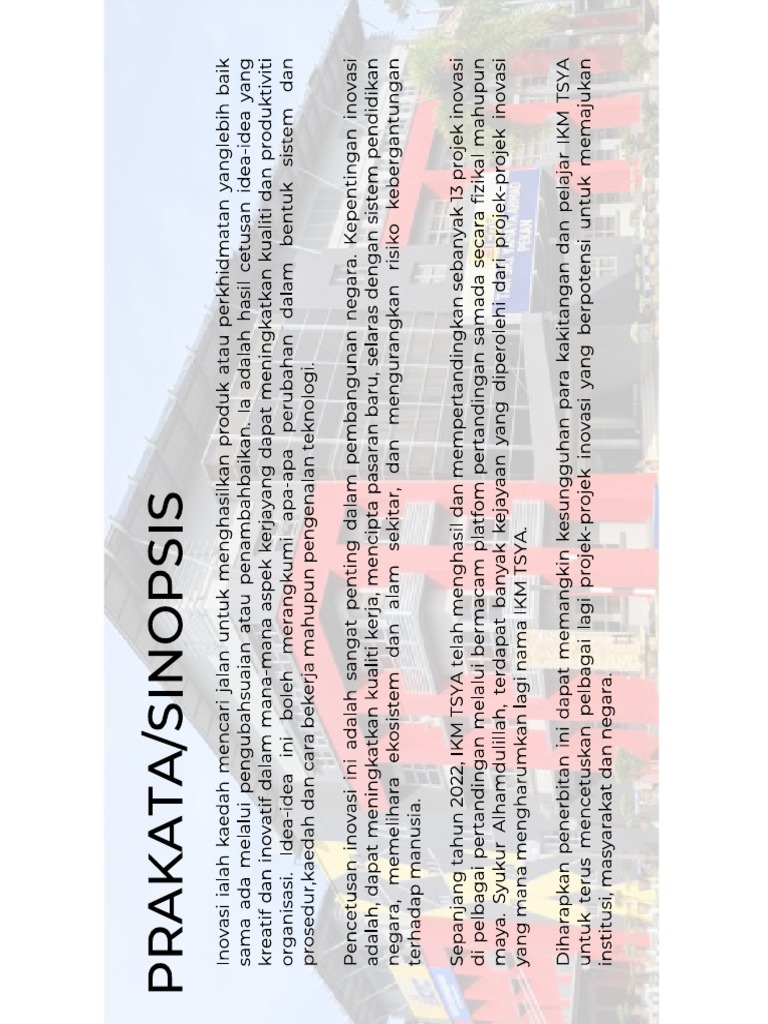 Prakata Sinopsis | PDF