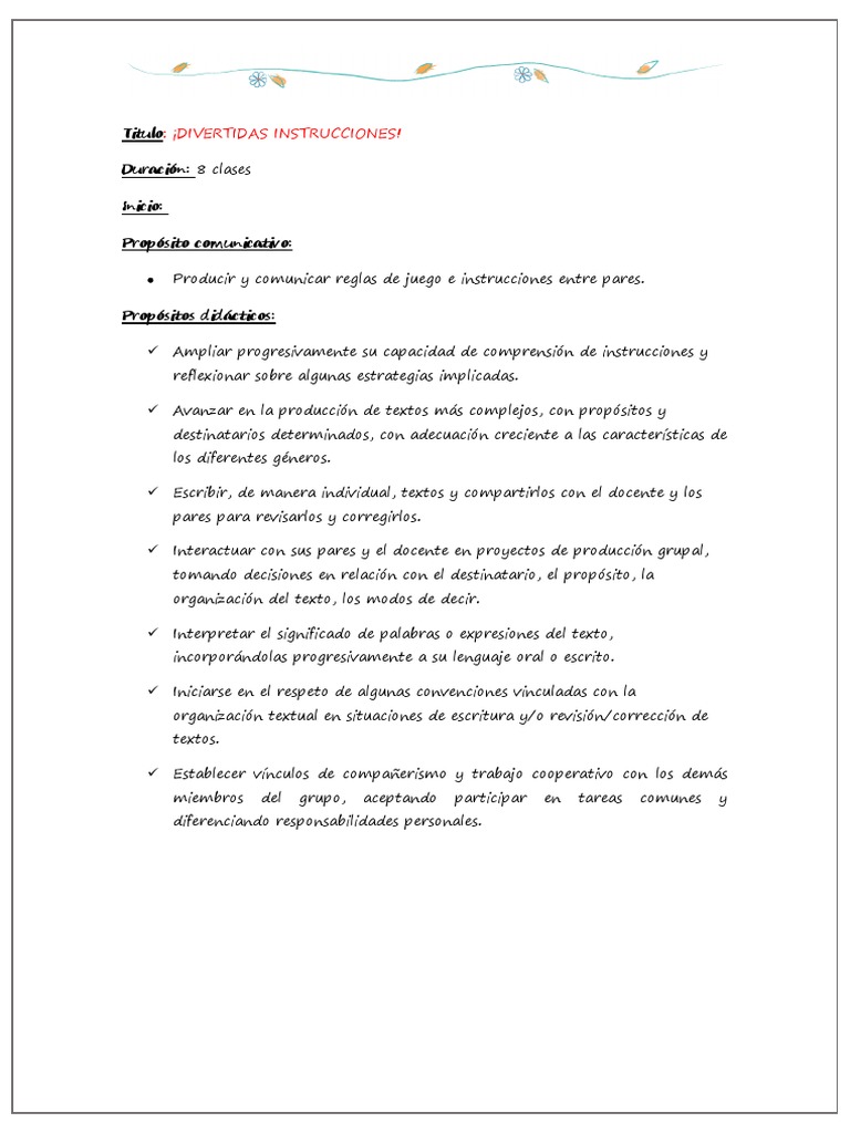 Textos - Instructivos | PDF | Verbo | Escritura