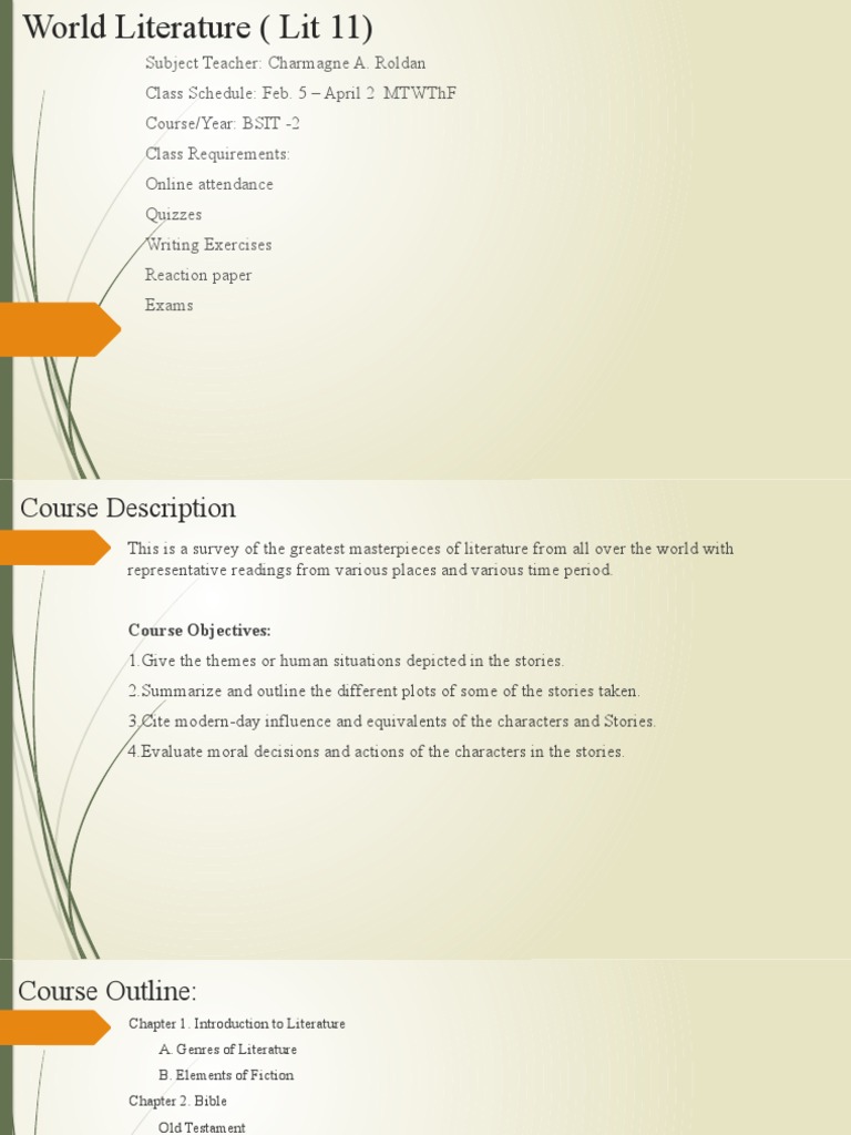 Module in World Lit 1 | PDF | Divine Comedy | Old Testament