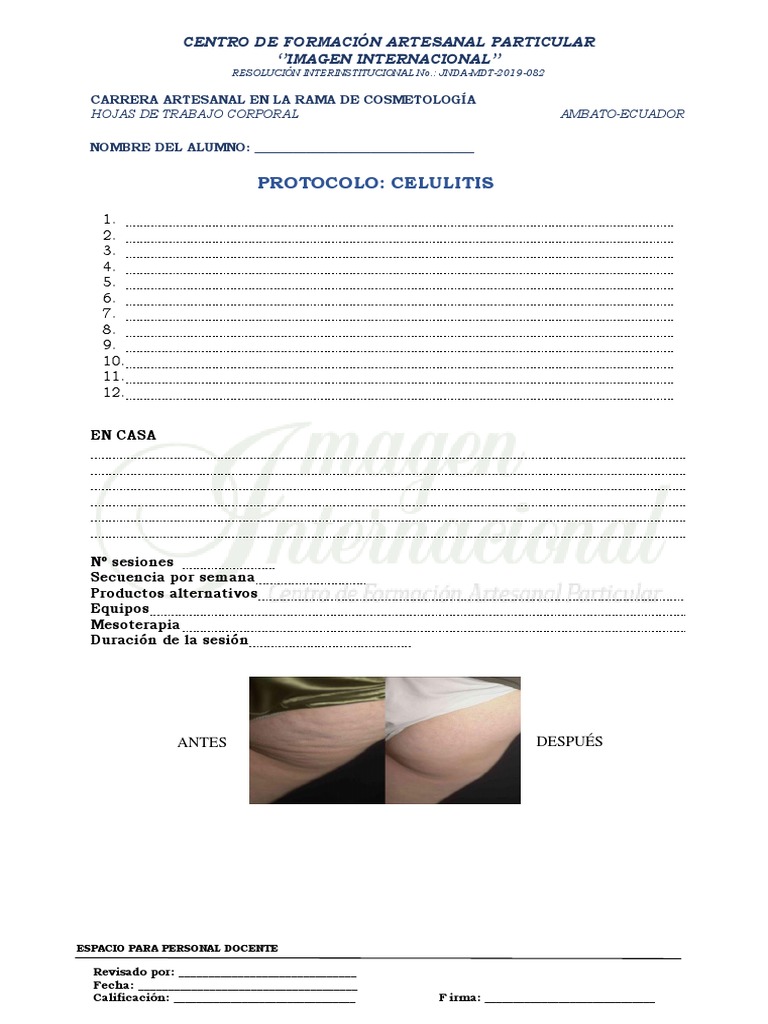 Protocolo - Celulitis | PDF