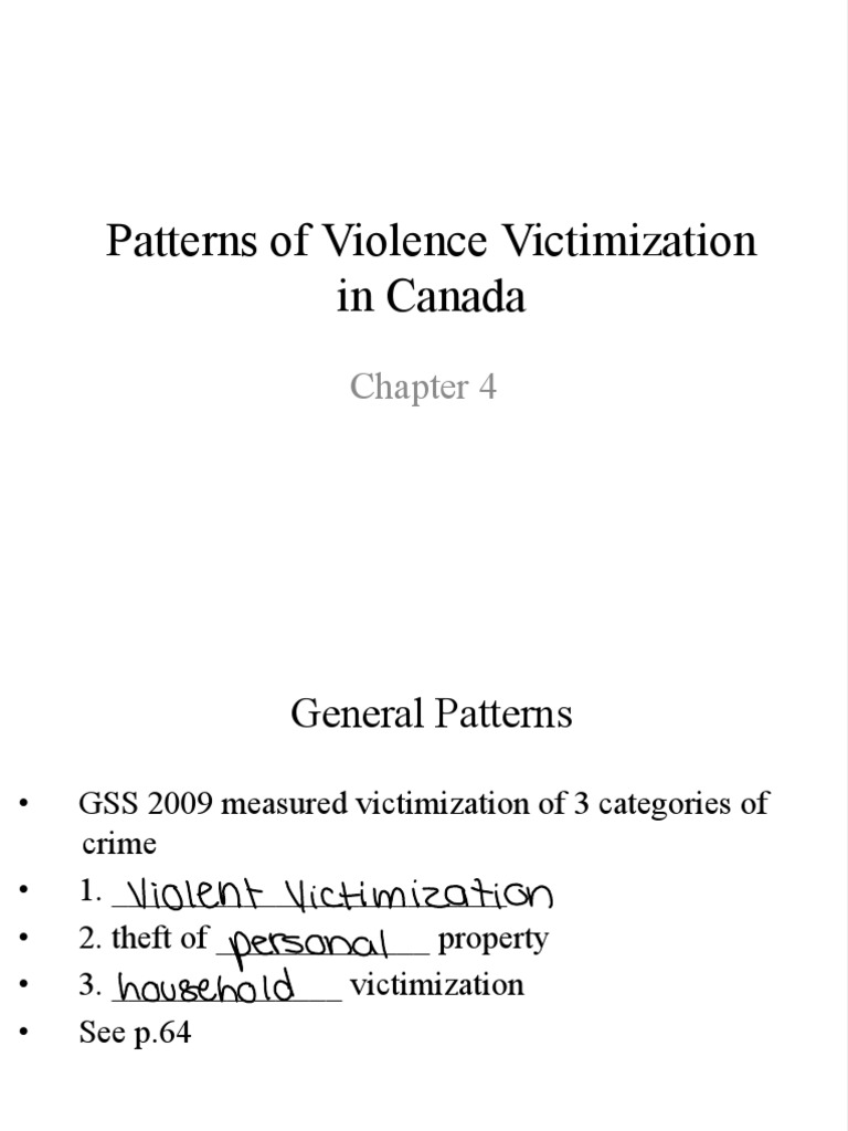 Student Slides - Ch. 4 Patterns of Violence Within The Family in Canada ...