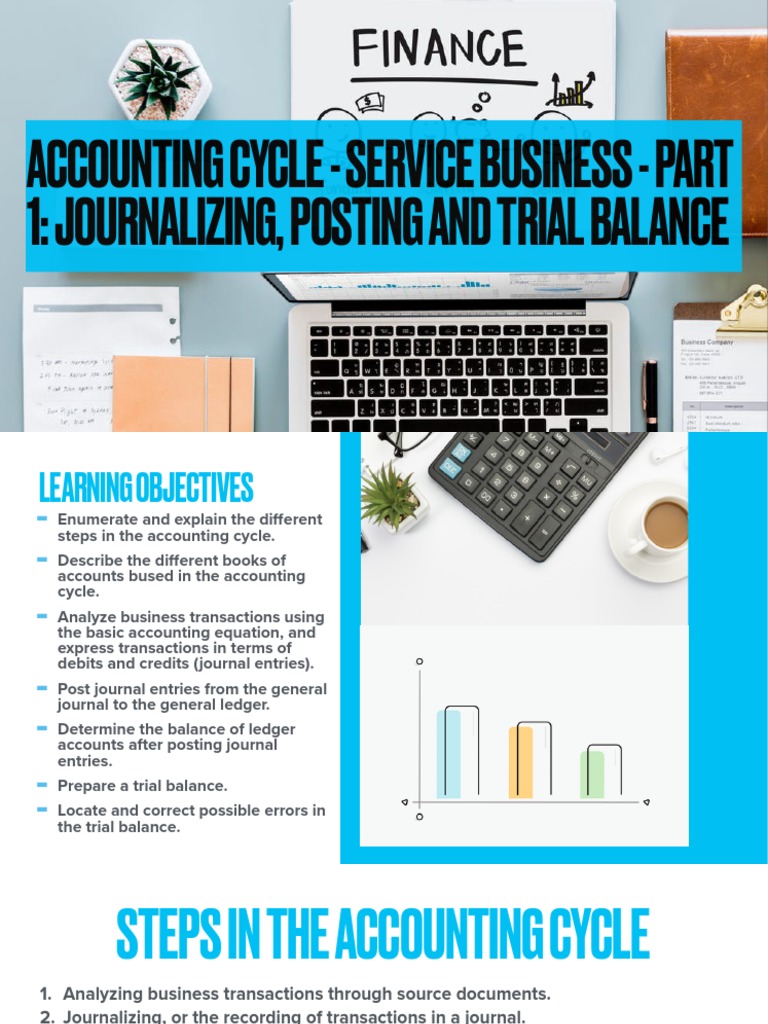 Accounting Cycle Service Business | PDF | Debits And Credits | Accounting