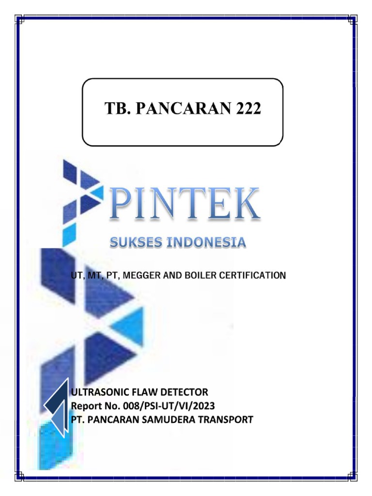 NDT Tb. Pancaran 222 (New Build) | PDF