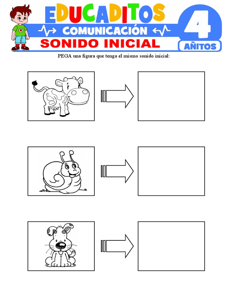 Sonido Inicial para Ninos de 4 Anos | PDF