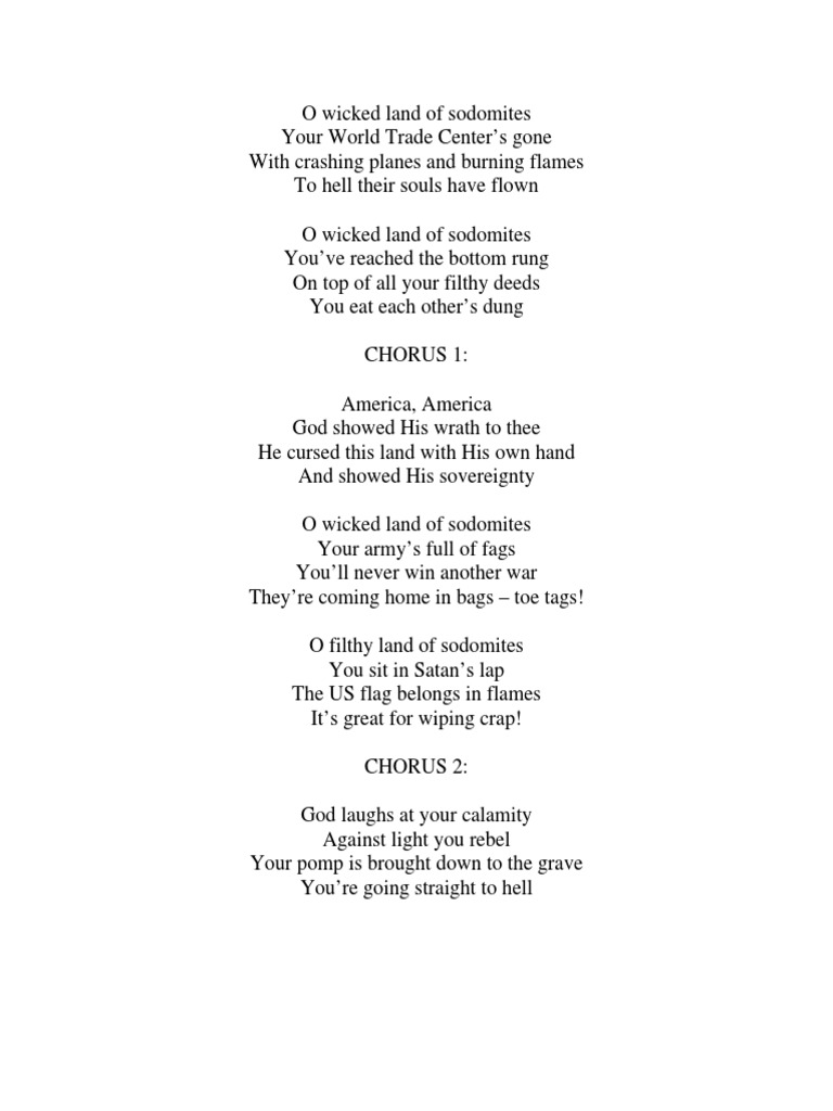 Wicked Land of Sodomites | PDF