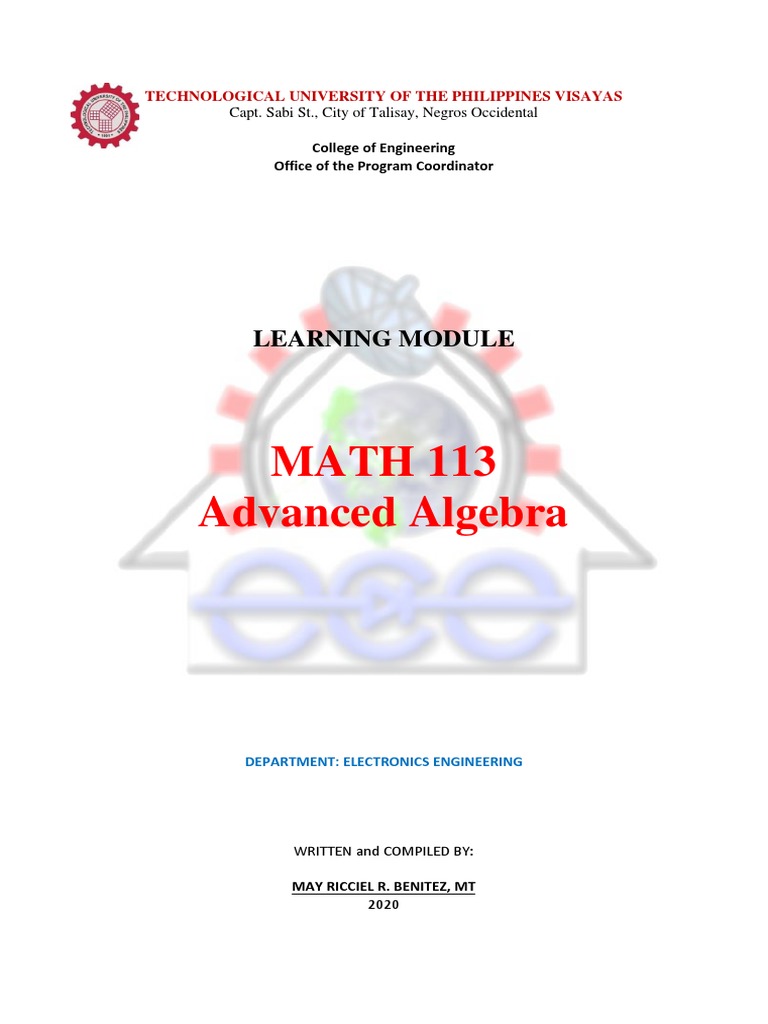 Algeb Midterm-Final | PDF | Equations | System Of Linear Equations