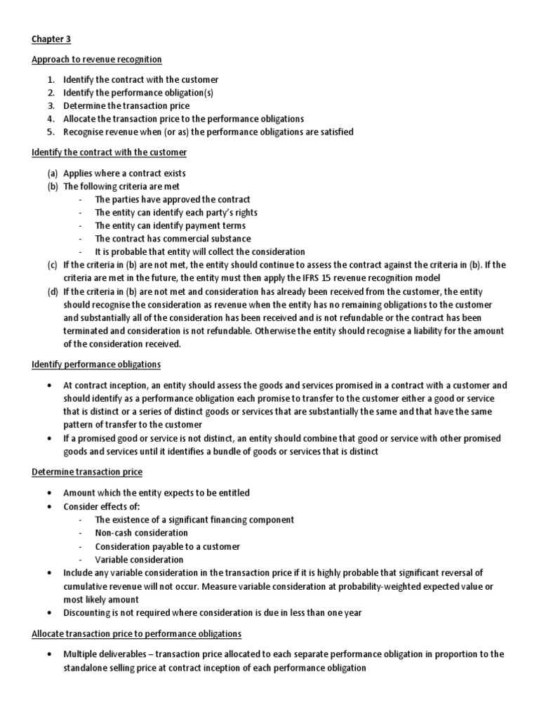 SBR - Chapter 3 | PDF | Consideration | Prices
