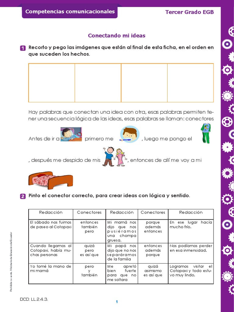 118.ficha Pedagogica Conectando Mis Ideas | PDF