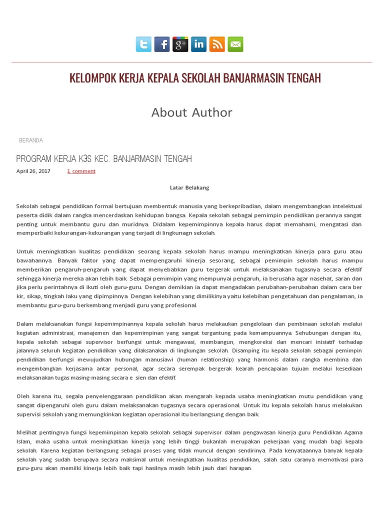 Program Kerja k3s Kec | PDF