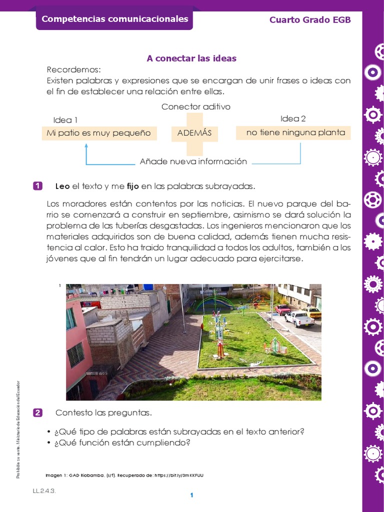 116.ficha Pedagogica A Conectar Las Ideas | PDF