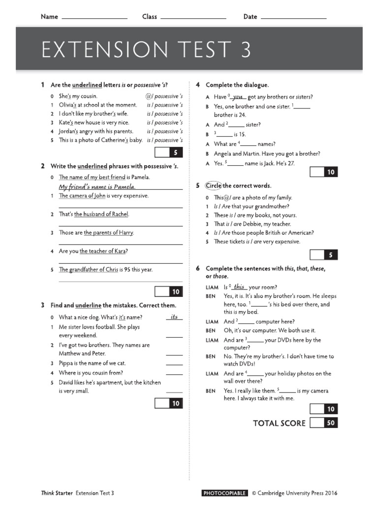 Extension Unit 3 | PDF