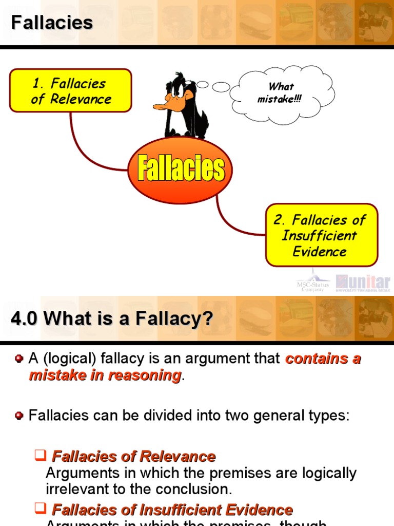 Fallacies | PDF | Fallacy | Argument