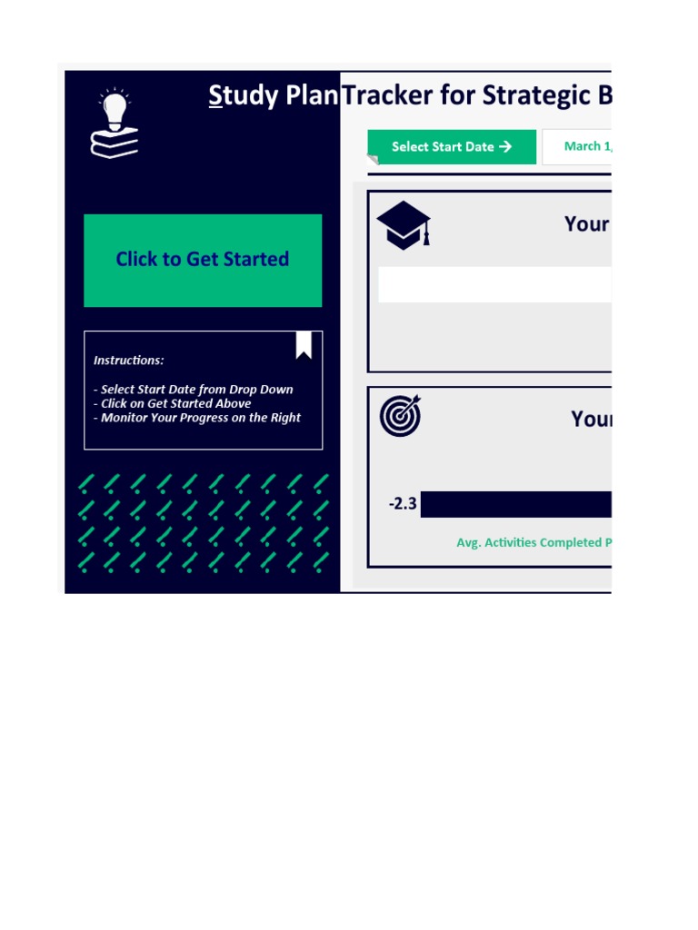 SBR Study Plan and Progress Tracker | PDF | Financial Statement | Business