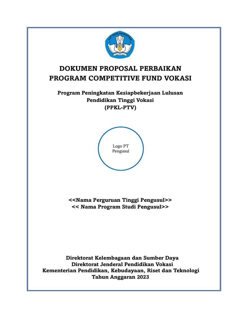Proposal Perbaikan Competitive Fund 2023 | PDF