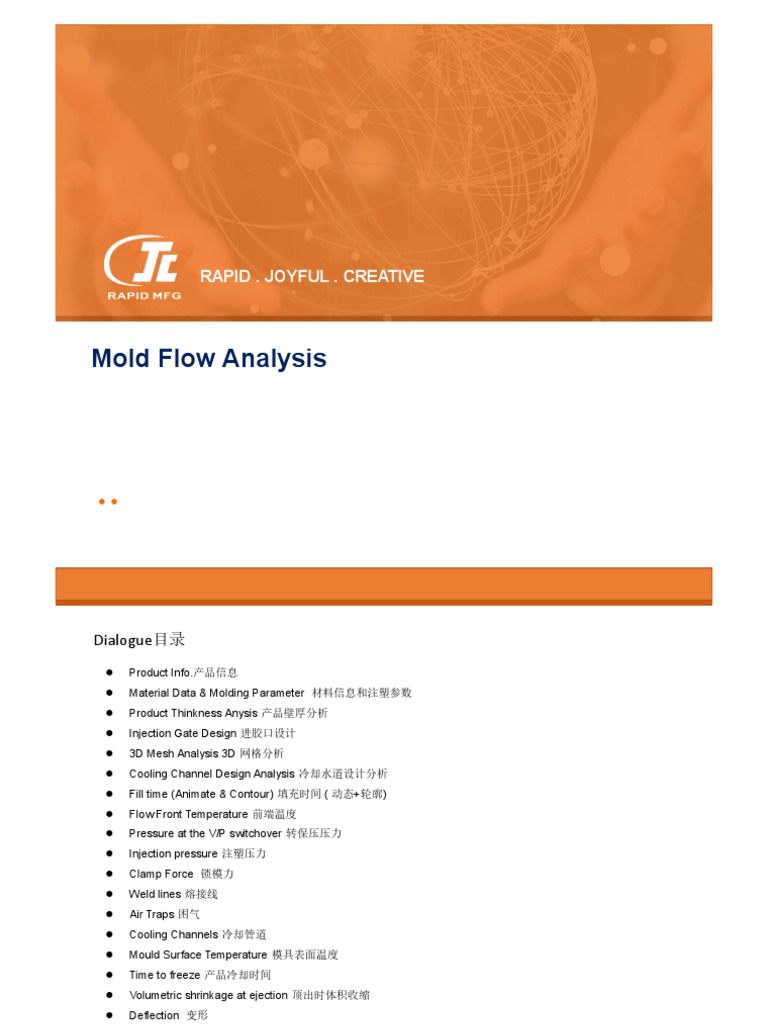Mold Flow Analysis | PDF | Applied And Interdisciplinary Physics | Materials