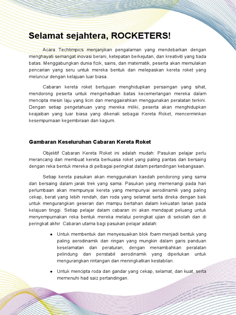 Modul Kereta Roket | PDF