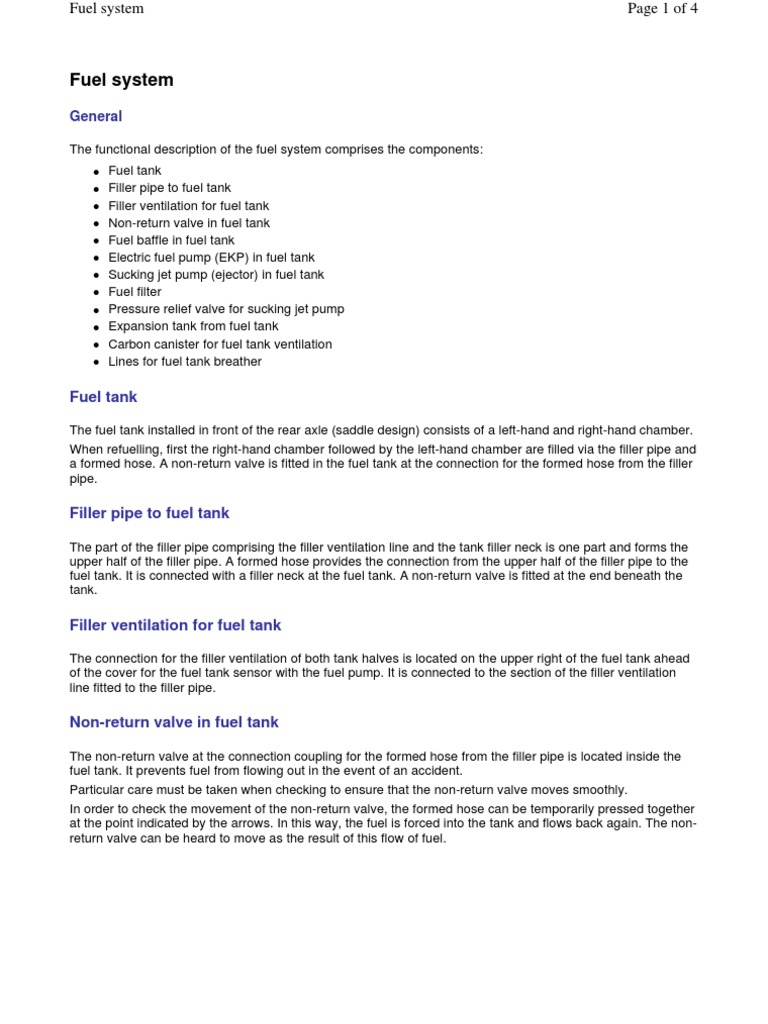 BMW Fuel System Components Guide | PDF | Pump | Jet Engine