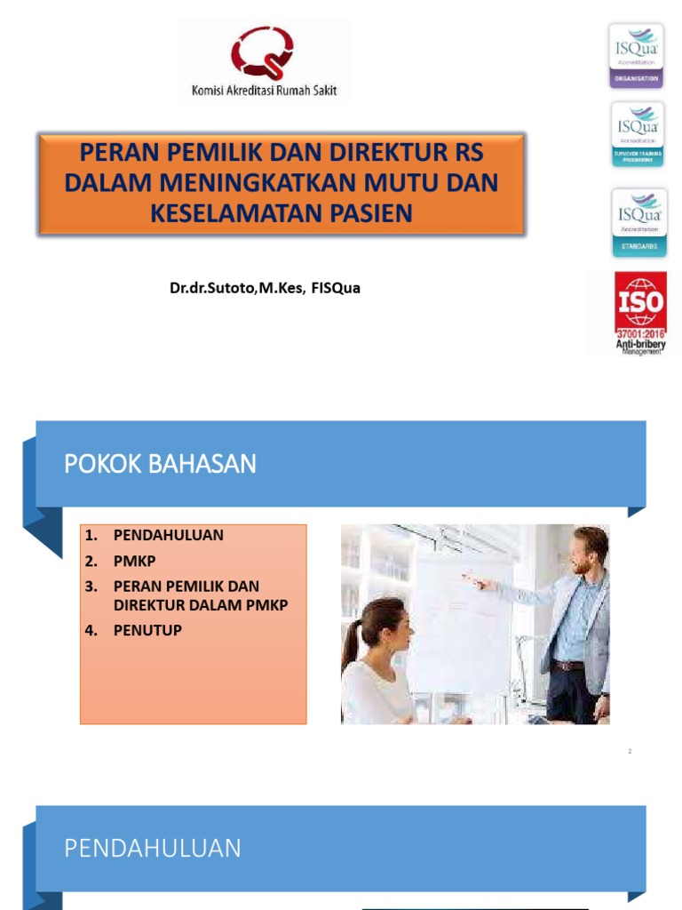 Peran Pemilik Dan Direktur Dalam PMKP | PDF | Bisnis