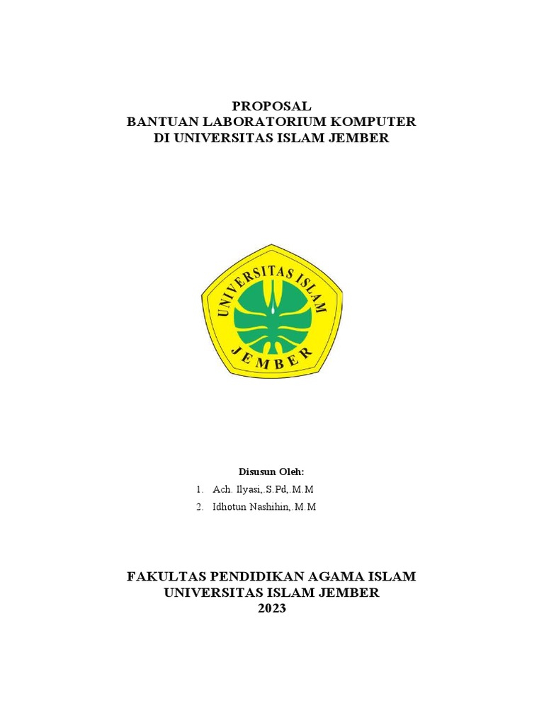 Proposal - Pembuatan - Labkom Uij | PDF | Komputer