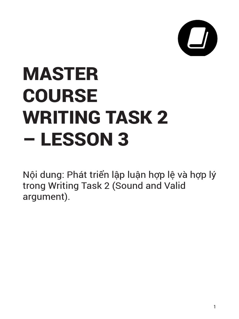 Master Writing Lesson 7 | PDF