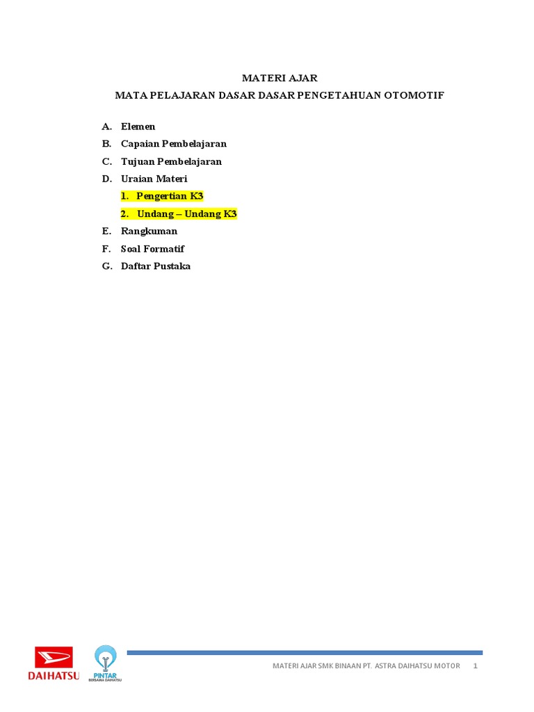 4. Template Materi Ajar (1) | PDF