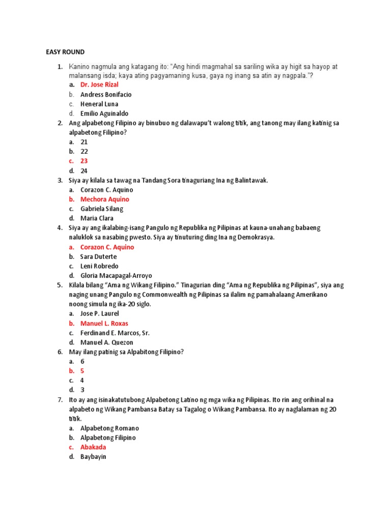 Tagisan NG Talino | PDF
