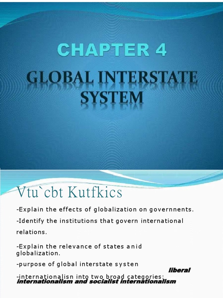 The Global Interstate System | PDF | Communist International ...
