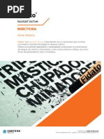 Insecticida Orgánico Entrust SC: Ficha Técnica | PDF