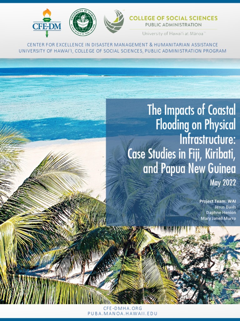 The Impacts of Coastal Flooding On Physical Infrastructure 2022v1.0 ...