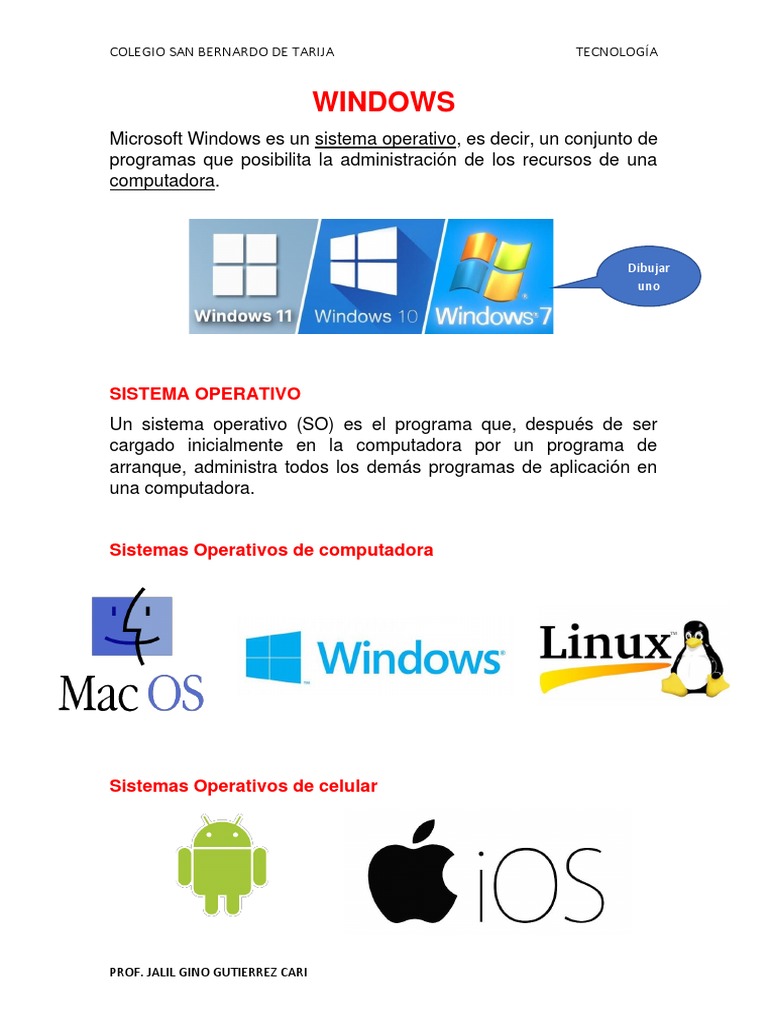 Conceptos Básicos de Windows y su Escritorio | PDF