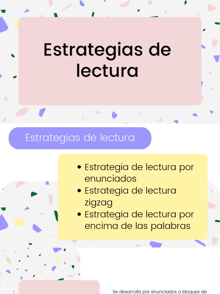 Estrategias de Lectura | PDF