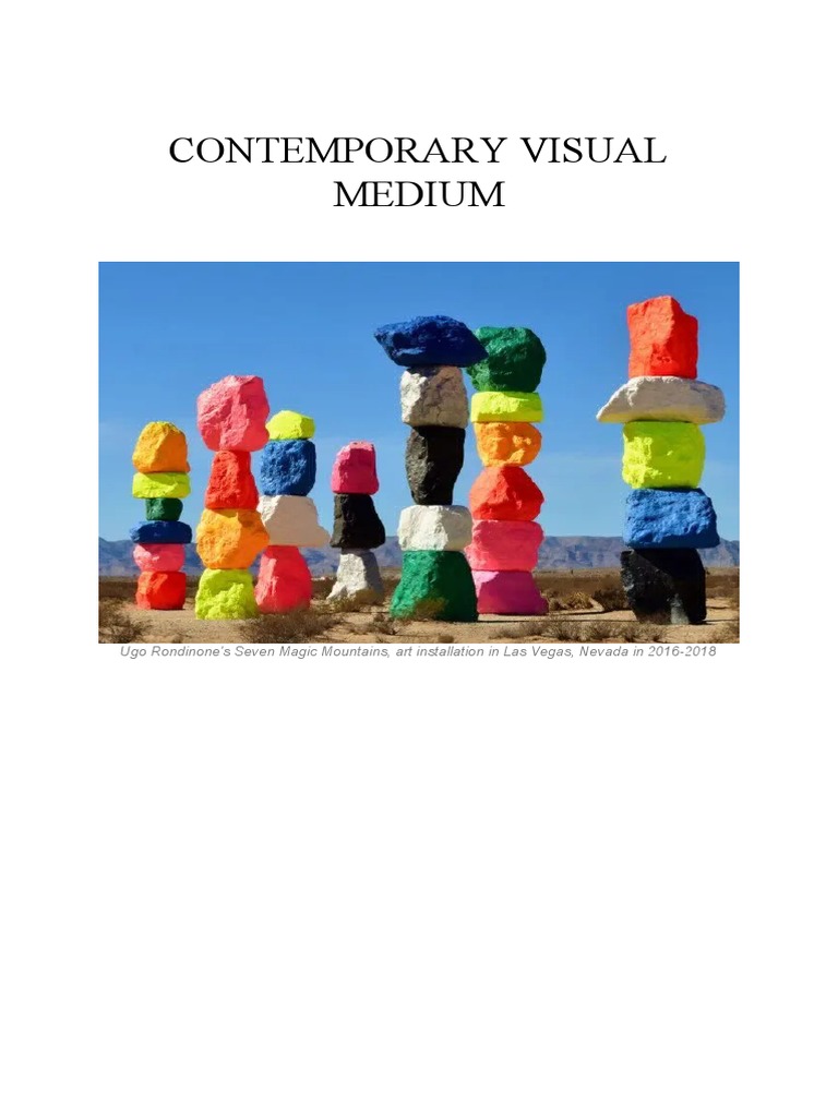 Contemporary Arts | PDF