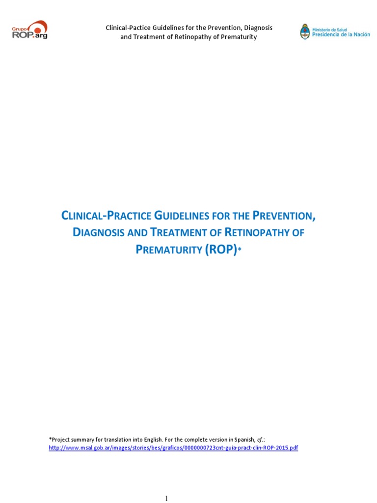 0000000911cnt Guia Rop Ingles | PDF | Preterm Birth | Preventive Healthcare