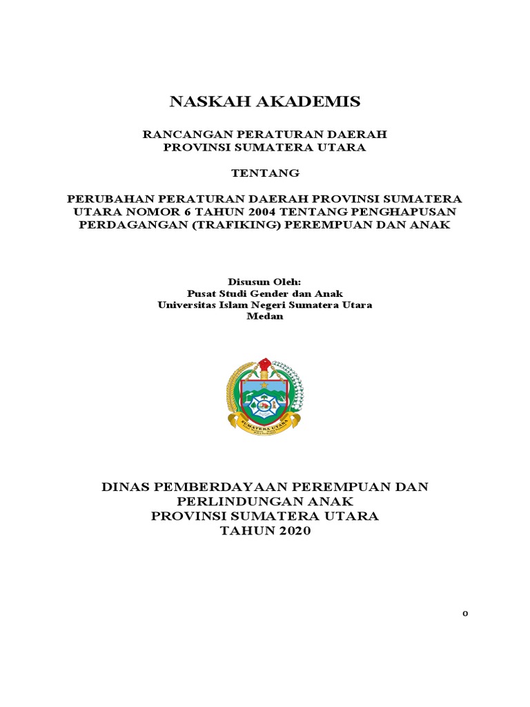 Draf Naskah Akademik Tppo | PDF