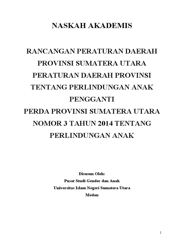 Draf Naskah Akademik Ppa | PDF