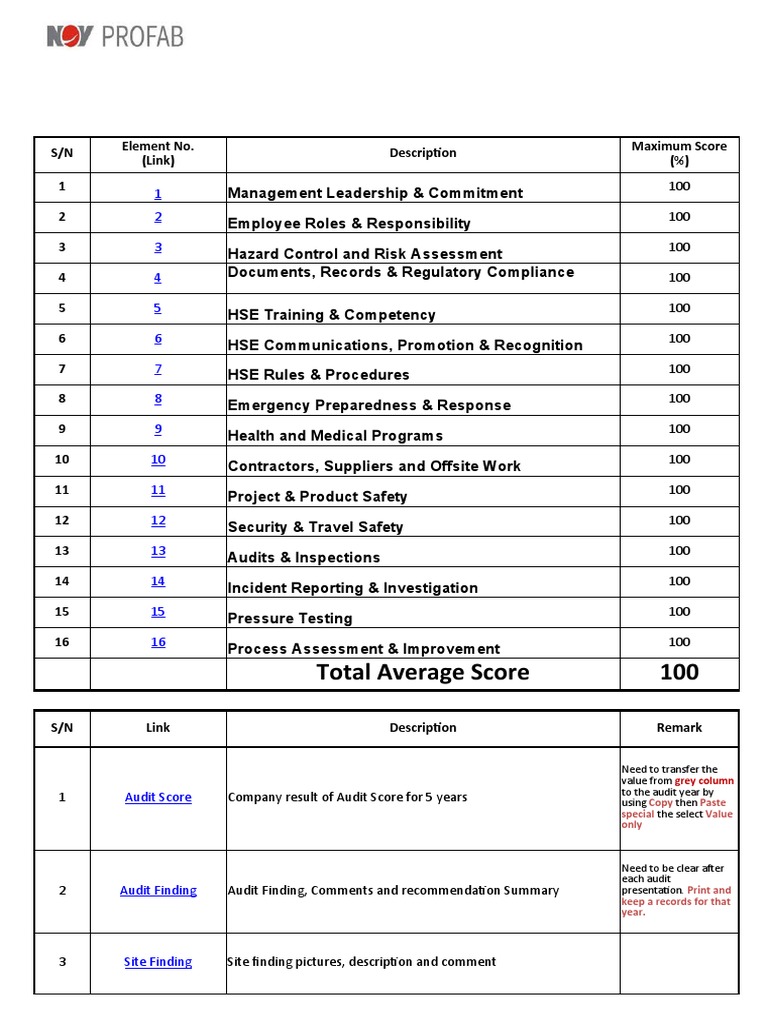 HSE Form No 338 HSE Subcontractor Selection Forms Indo | PDF | Personal ...