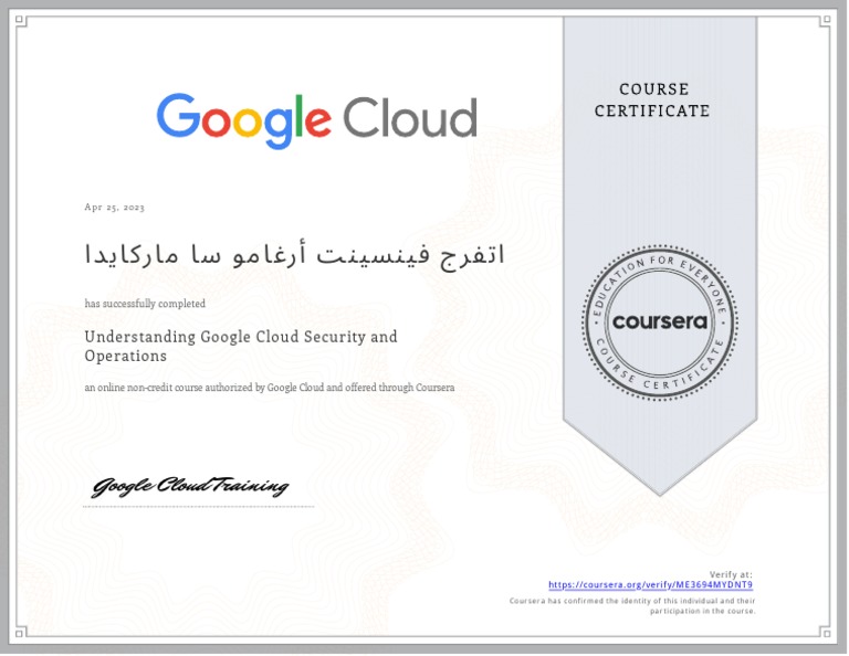 Google Cloud Understanding Google Cloud Security and OPerations ...