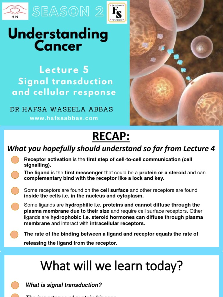 Lecture 5 Signal Transduction and Cellular Response | PDF | Signal ... Lecture 5 Signal Transduction and Cellular Response | PDF | Signal ...