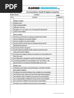 1.4a Toilet Inspection Checklist | PDF | Toilet | Hygiene