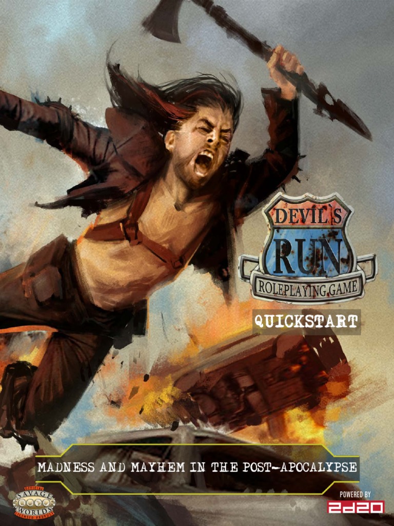 Devil's Run For SWADE | Download Free PDF | Apocalyptic And Post Apocalyptic Fiction