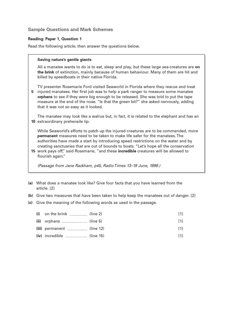 Checkpoint Sample Paper | PDF | Punctuation | Sentence (Linguistics)