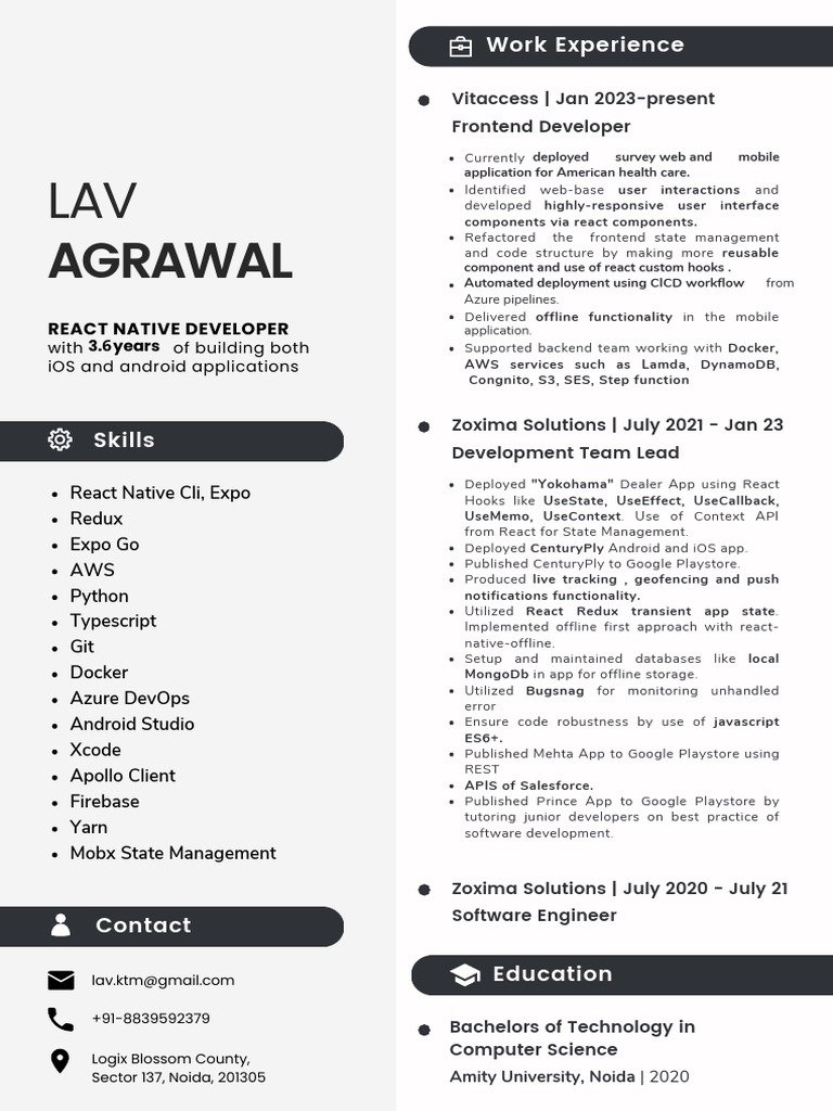 Lav Resume | PDF | Web Application | Google Play