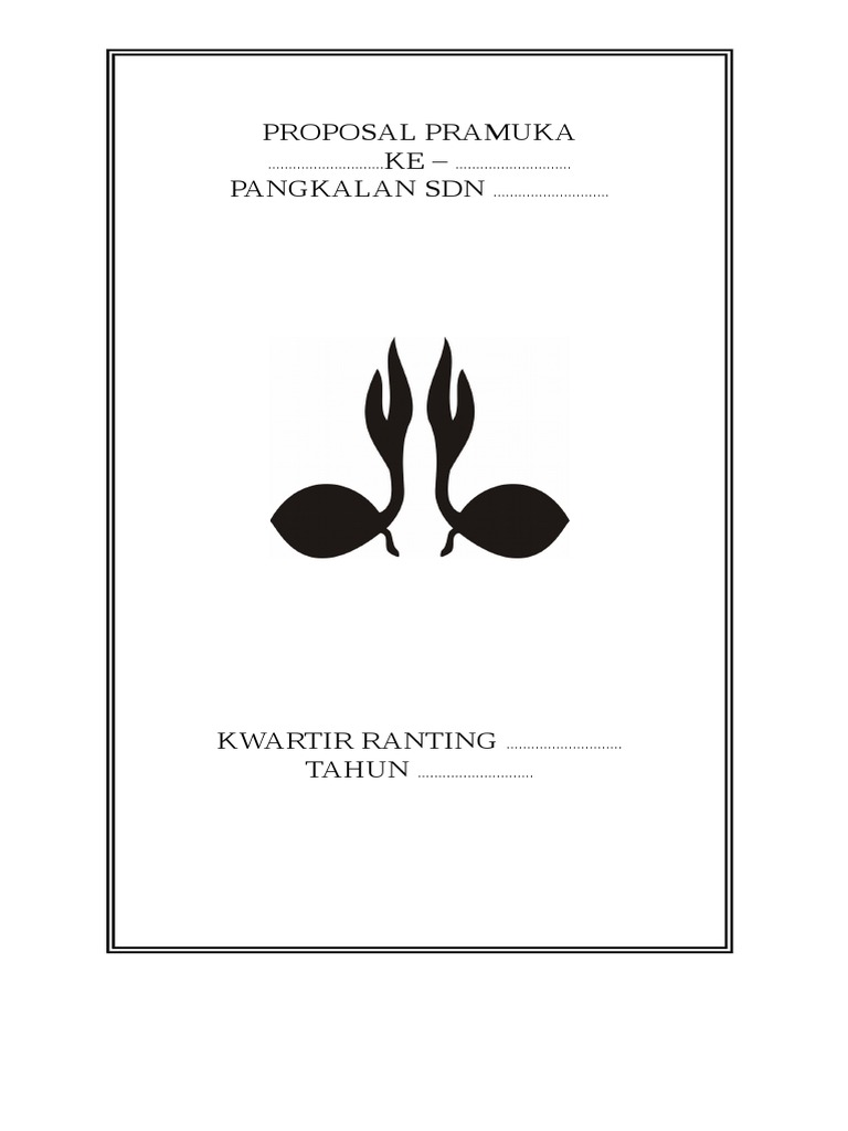 Proposal Kegiatan Gema Pramuka SDN | PDF