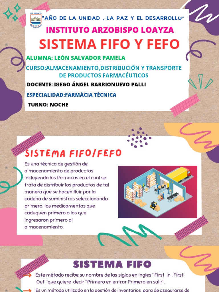 Fifo y Fefo | PDF | Farmacia | Medicamentos con receta