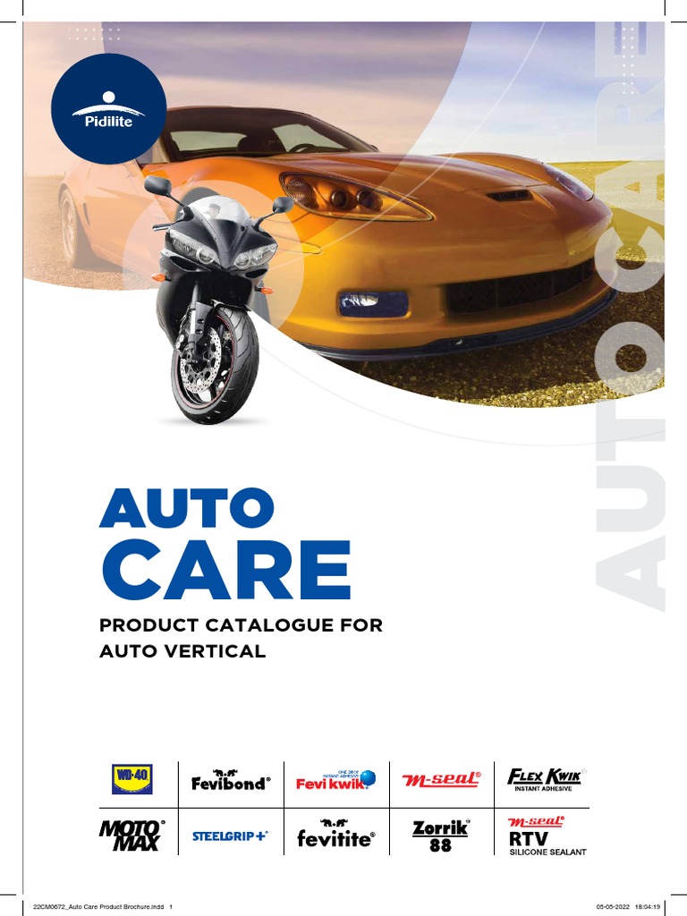 22CM0672 - Auto Care Product Brochure - 01 | PDF | Paint | Lubricant