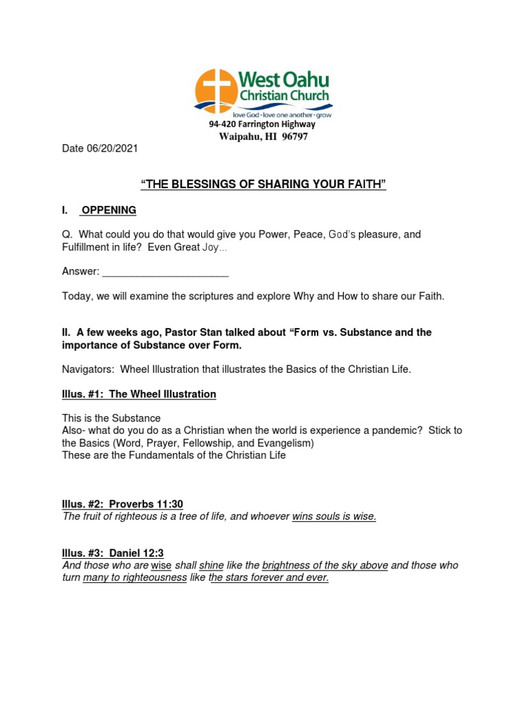 Sermon Outline 6 20 21 Final | PDF | Rapture | Great Tribulation