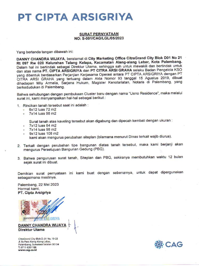 Covernote Mandiri | PDF