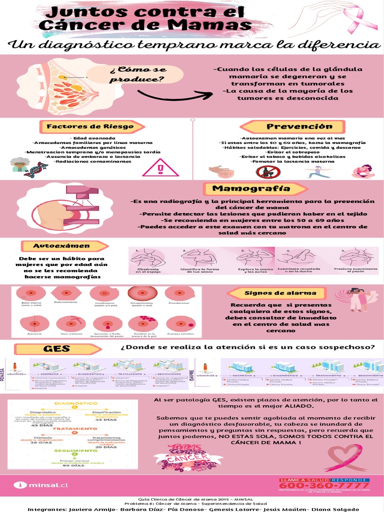 Infografía Cáncer de Mama | PDF | Cáncer de mama | Cáncer