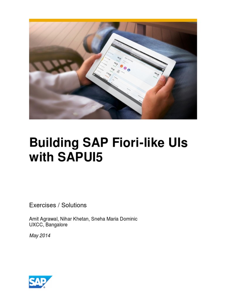 Building SAP Fiori-Like UIs With SAPUI5 Completed Till Ex12 - Final ...