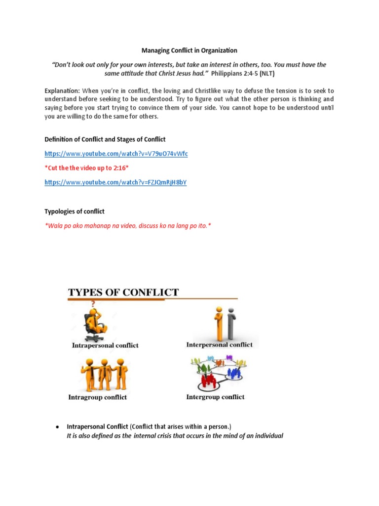 Managing Conflict in Organization | Download Free PDF | Behavioural ...